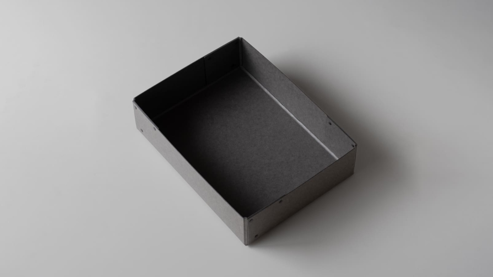 Archival storage box “Rivet Box” - Kraft | FROME（フローム）