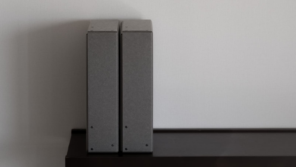 Archival storage box “Rivet Box” - Kraft | FROME（フローム）