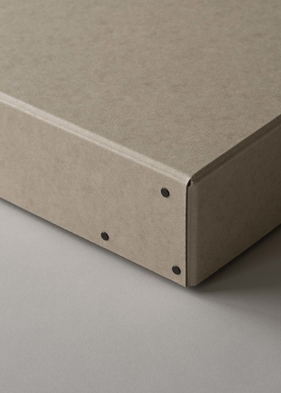 Archival storage box “Rivet Box” - Kraft | FROME（フローム）